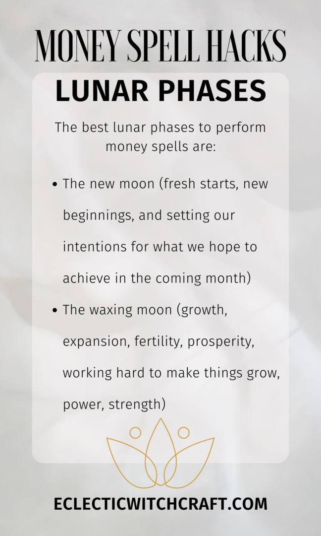 The Best Time To Do Money Spells » Eclectic Witchcraft