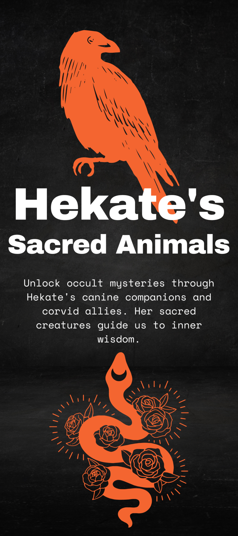 Hekate's Sacred Animals: Symbolic Meanings Of Dogs, Crows, And Snakes ...