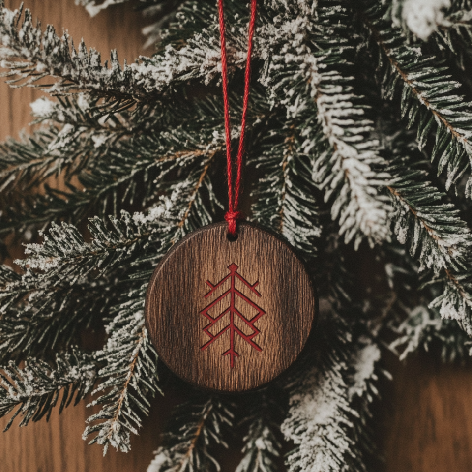 DIY Yule Tree Rune Ornaments » Eclectic Witchcraft