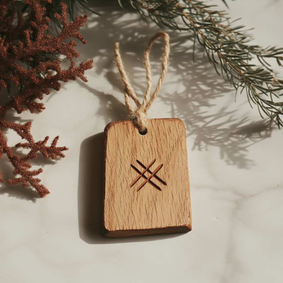 DIY Yule Tree Rune Ornaments » Eclectic Witchcraft