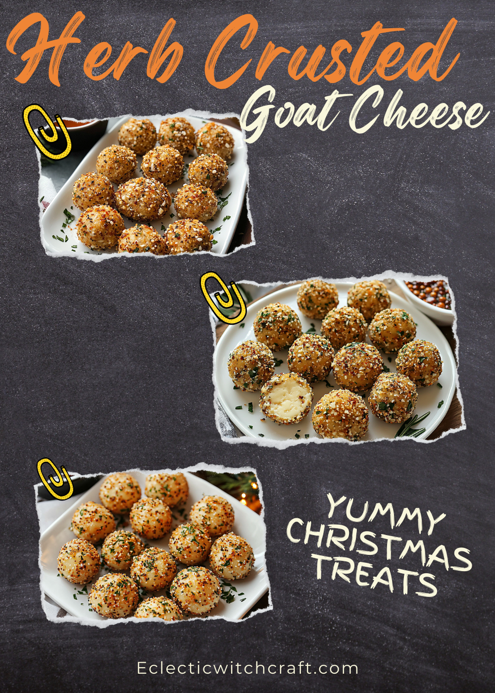 Herb-Crusted Goat Cheese Balls: A Magical Winter Solstice Recipe ...