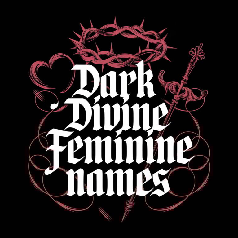 100 Dark Feminine Names That Exude Mystery And Elegance » Eclectic ...